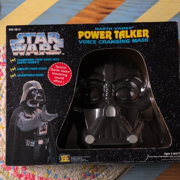 Star Wars | Wearables | Vintage 995 Star Wars Darth Vader Power Talker ...